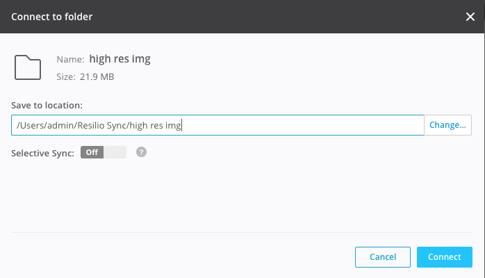 Quick guide to syncing – Resilio Sync