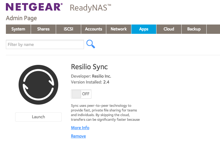 Netgear – Resilio Sync