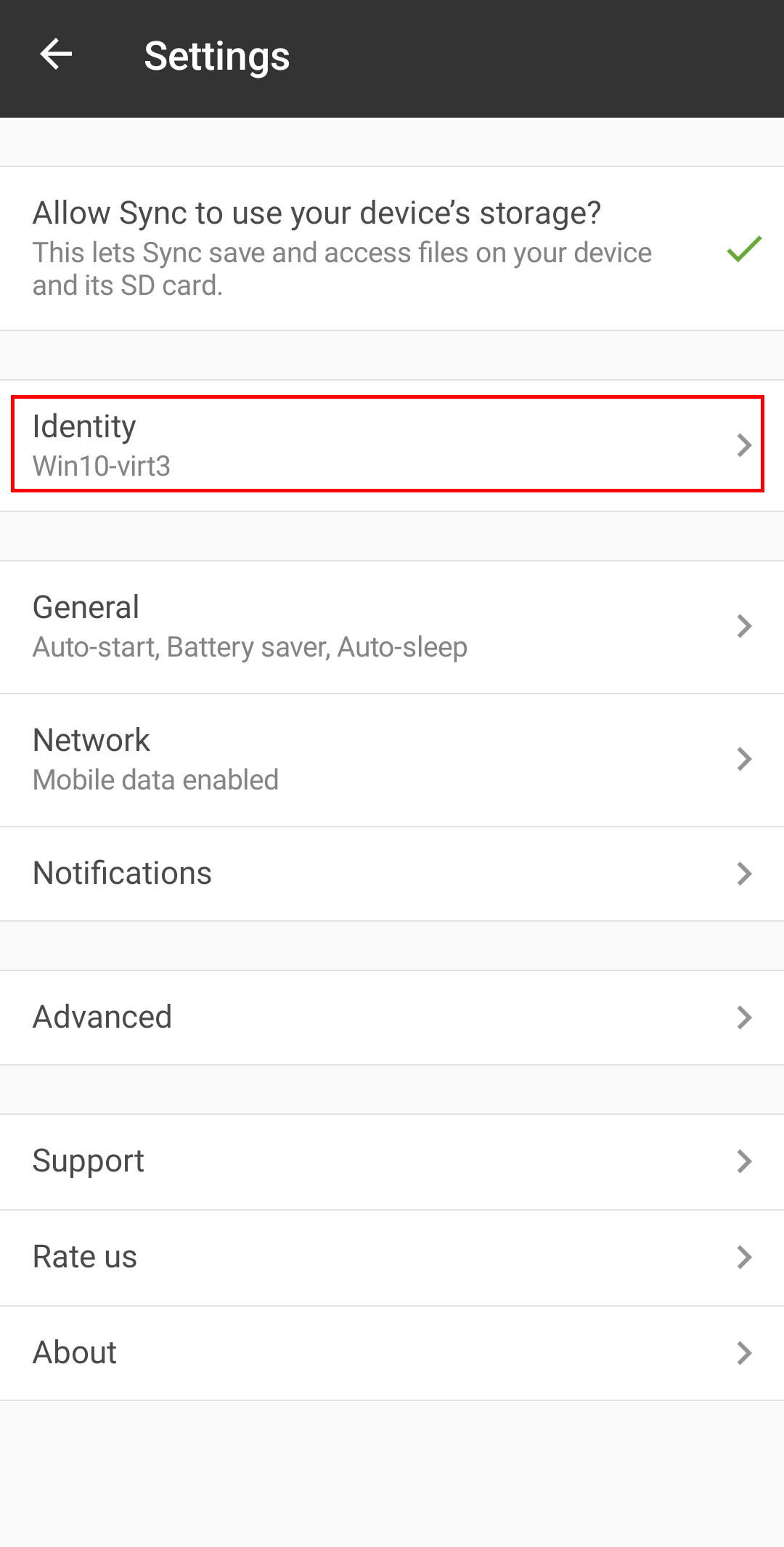 Error 205 – Resilio Sync