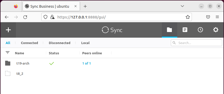 Configuring WebUI – Resilio Sync