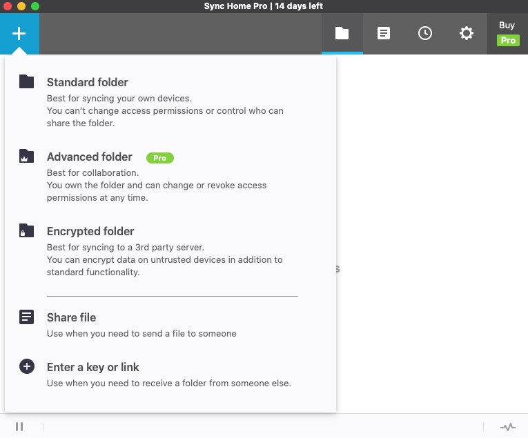 Quick guide to syncing – Resilio Sync