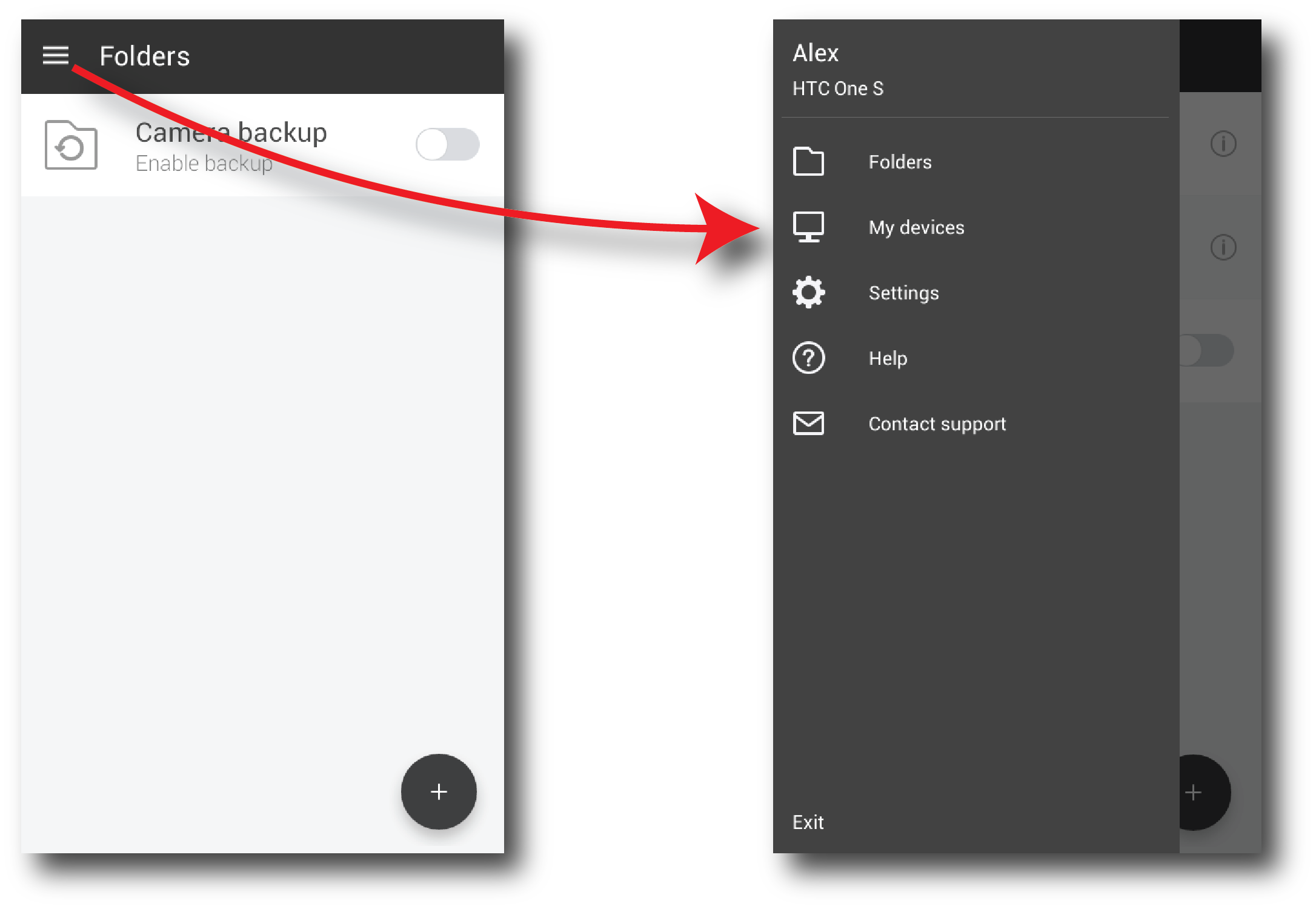 How to link my mobile device to my desktop computer via My Devices – Sync